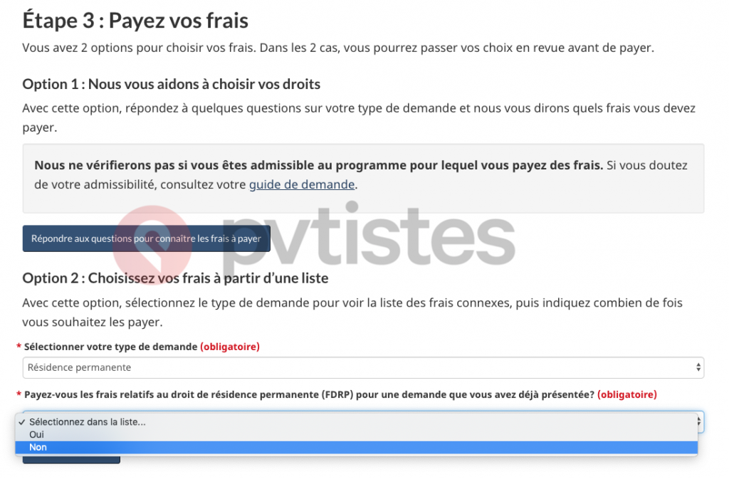 Compléter le formulaire IMM 5690F, payer les frais et envoyer la ...