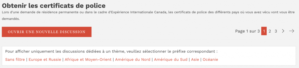 EIC & PVT Canada : les certificats de police dans les pays du PVT