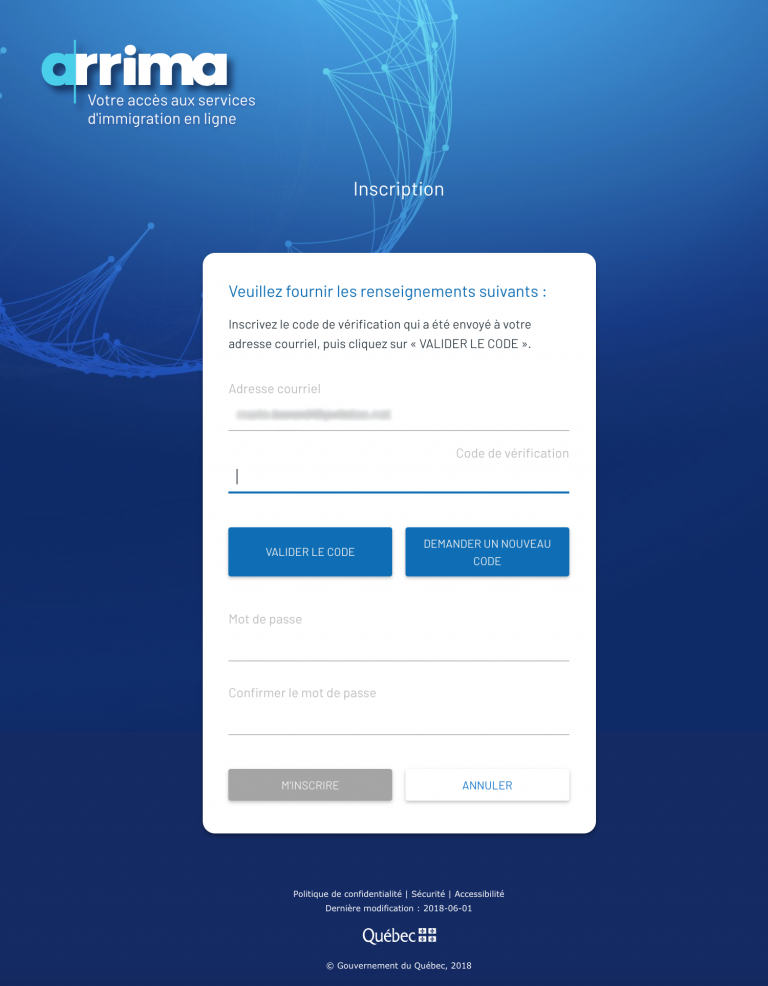 Créer votre compte sur l'interface Arrima - pvtistes.net