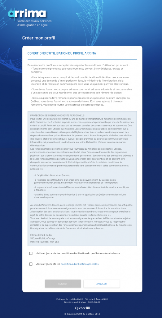 Créer votre compte sur l'interface Arrima - pvtistes.net