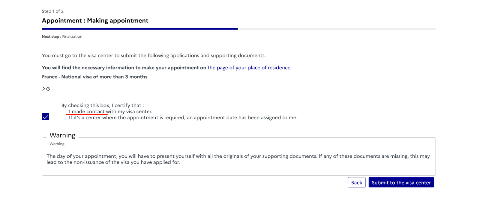 The VFS Global appointment - pvtistes.net